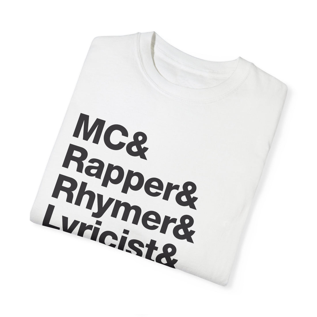 MC & Lyricist T-Shirt – XXL Shop